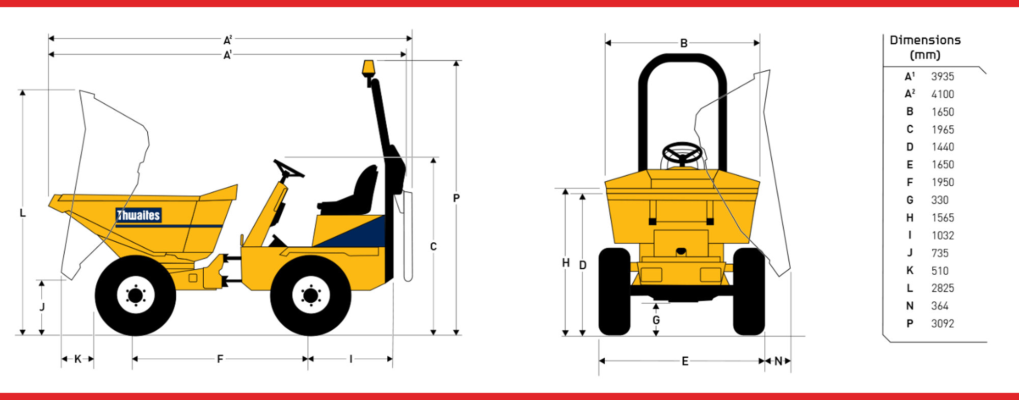 Dumper Giratoire 3 tonnes - LEM-EQUIPEMENT